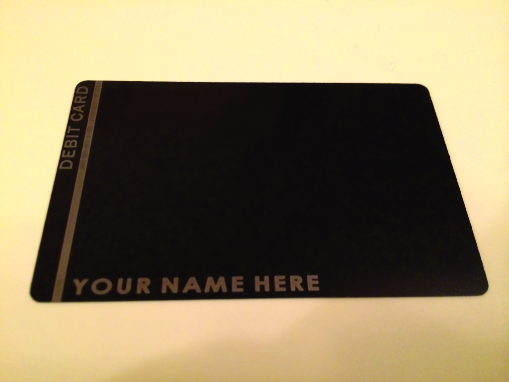 Comment of the Week - Custom Metal Credit Cards