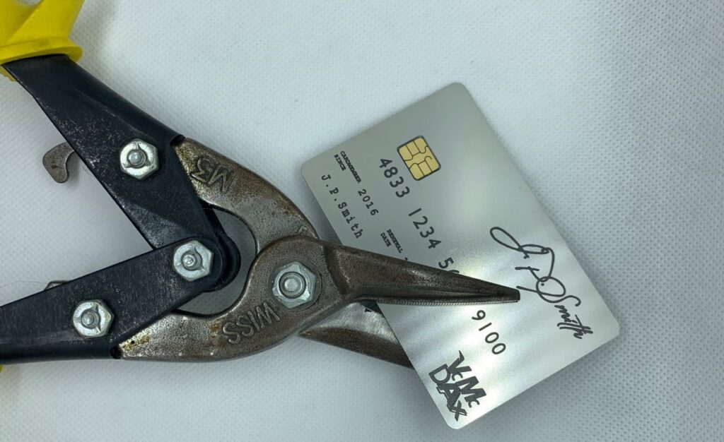 How to properly destroy a metal credit card for less than $5 dollars ...